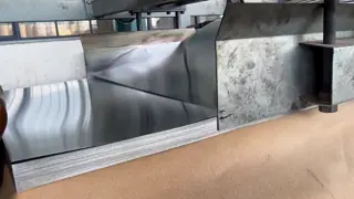 High speed tinplate metal printing production line for can making industry.