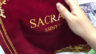 custom suede zipper pouch