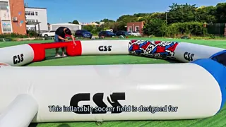 Inflatable Soccer Field Outdoor Football Field for Sports Event Rental Playground Factory Custom