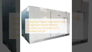Freezer Cold Room Subzero Storage Extended Shelf Life