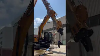 30M telescopic arm for SY365 is testing