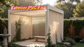 High-UV Outdoor Decor Film: Weatherproof Self-Adhesive Wrap for Furniture & Facades