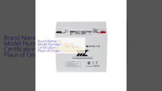 12V 17AH LBS Switchgear Battery Reliable Power