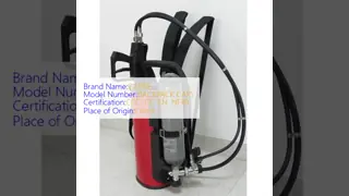 Backpack Fire Extinguisher CAFS Water Mist