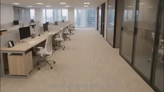 Soft Sky Blue Carpet Tiles Easy Clean & Fireproof