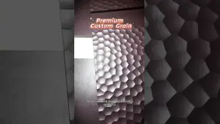 3D Geometric PVC Membrane Foil: Matte Textured Film for Vacuum Press Panels