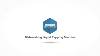 Automatic Dishwashing Liquid Capping Machine with Servo Torque Control