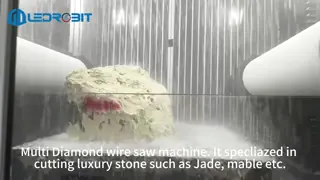 Diamond Wire Saw Machine | Boost Slabs Yield 10% for Jade & Marble Cutting | Ledrobit
