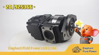 Watch: Genuine Parker 20/925366 Hydraulic Pump For JCB 214 / 3CX - OEM Twin Pump Showcase