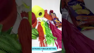 PE tubular net bag netting bag for fruit vegetables