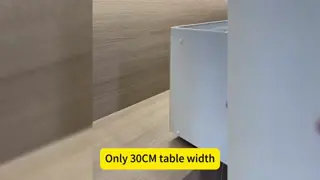 White Cup Storage Rack 60cm
