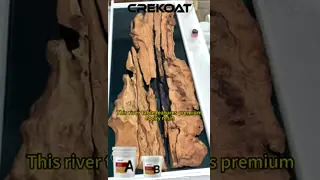 Immersive production of epoxy resin river table