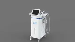 What configurations are included in the cryolipolysis machine