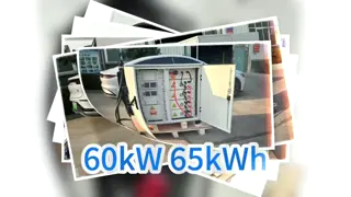 Maxpower 60kW Rated Power 65kWH Capacity IP55 Protection Mobile EV Charger Portable Charging Station