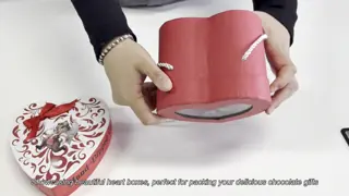 Heart Box Chocolate Gift Packing Ideas