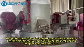 Automatic Bollard Polishing Machine Heavy Duty