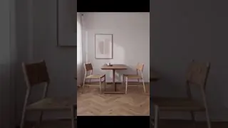 Solid Wood Paper Cord Dining Chair | Natural Café Chair Design