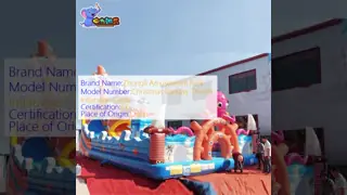 Christmas Inflatable Castle Fun For Kids
