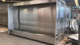 Premium Stainless Steel Water Curtain Spray Booth | CoatTech Intelligent Equipment