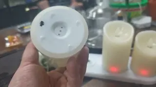 Remote Flameless Candles Real Wax Rechargeable