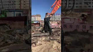 Sany Cater-pillar Excavator Mounted Hydraulic Concrete Crusher Attachment