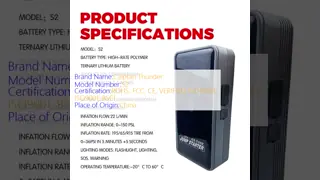 Car Jump Starter Air Compressor Power Bank
