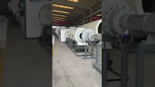 Vacuum Calibrating Extruder for PE Pre-Insulated Pipe Production with Outer Casing