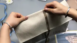 custom jute envelope pouch