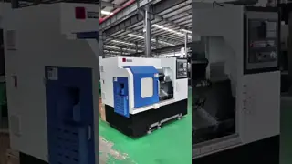 High- Precision CNC Slant Bed Tool Turrent Lathe Machining video