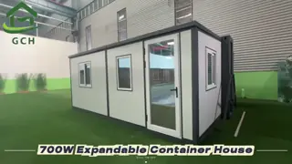 Modern 15FT Expandable House | Clean White Walls & Black Frames