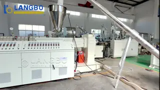 PVC pipe extrusion production line