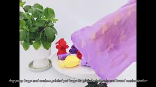 Eco Dog Poop Bags Biodegradable Handles