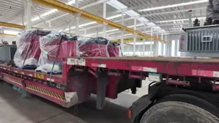 Efficient oil transformer and dry transformer vehicle completed