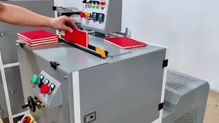 Flattening and Groove Pressing Machine is a flattening and grooving integrated machine used in hardc
