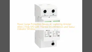 AC Lightning Arrester 0KA Surge Protection