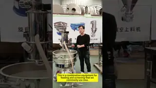 High quality factory price vacuum feeding machine/rotary vibrating screen/hopper