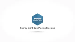 Automatic Energy Drink Cap Placing Machine
