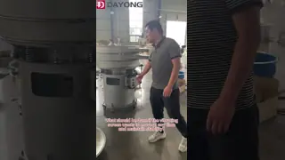 Customized movable rotary vibrating screen