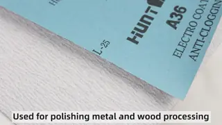 HUNTKING A36 Dry Sandpaper Review | Anti-Clog Aluminum Oxide Sandpaper for Furniture & Automotive