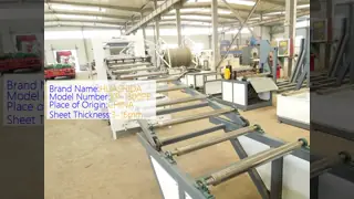 PE Sheet Extrusion Machine High Efficiency Plastic Production
