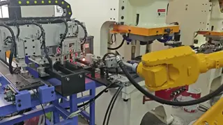 Agriculture tool automatic induction hot forge production line