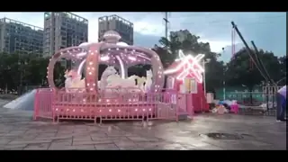 12-seat Morandi Macaron Crown Carousel