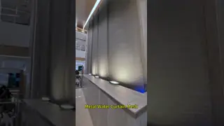 Stainless Steel Water Curtain Elegant Design