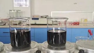 Plastic production wastewater treatment by decoloring agent and flocculant