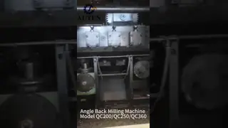 CNC Angle Iron Steel Back Milling Machine