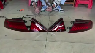 Audi A7 11-14 Rear Tail Lamp Lamps Pair