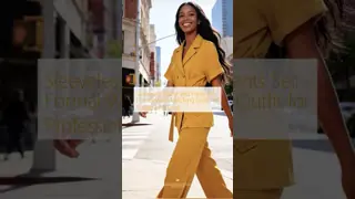 Sleeveless Blazer Pants Set Professional Look