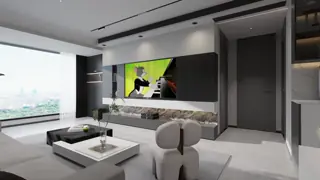 Stunning Home of a Post-90s Musician, The Ideal Dream Living Room
