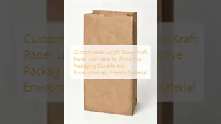 Durable Kraft Paper Liner Eco Friendly Packaging