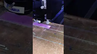 3mm pink glass laser cut heart-shaped pattern